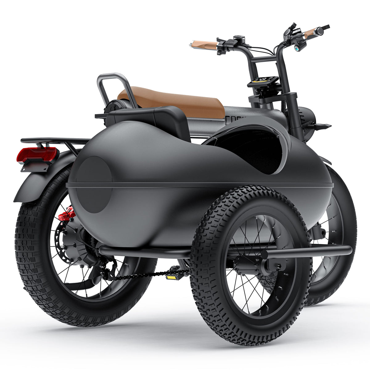 Sidecar For CT20/CT20S Ebike | Ebike With Sidecar | 3 Wheel Ebike
