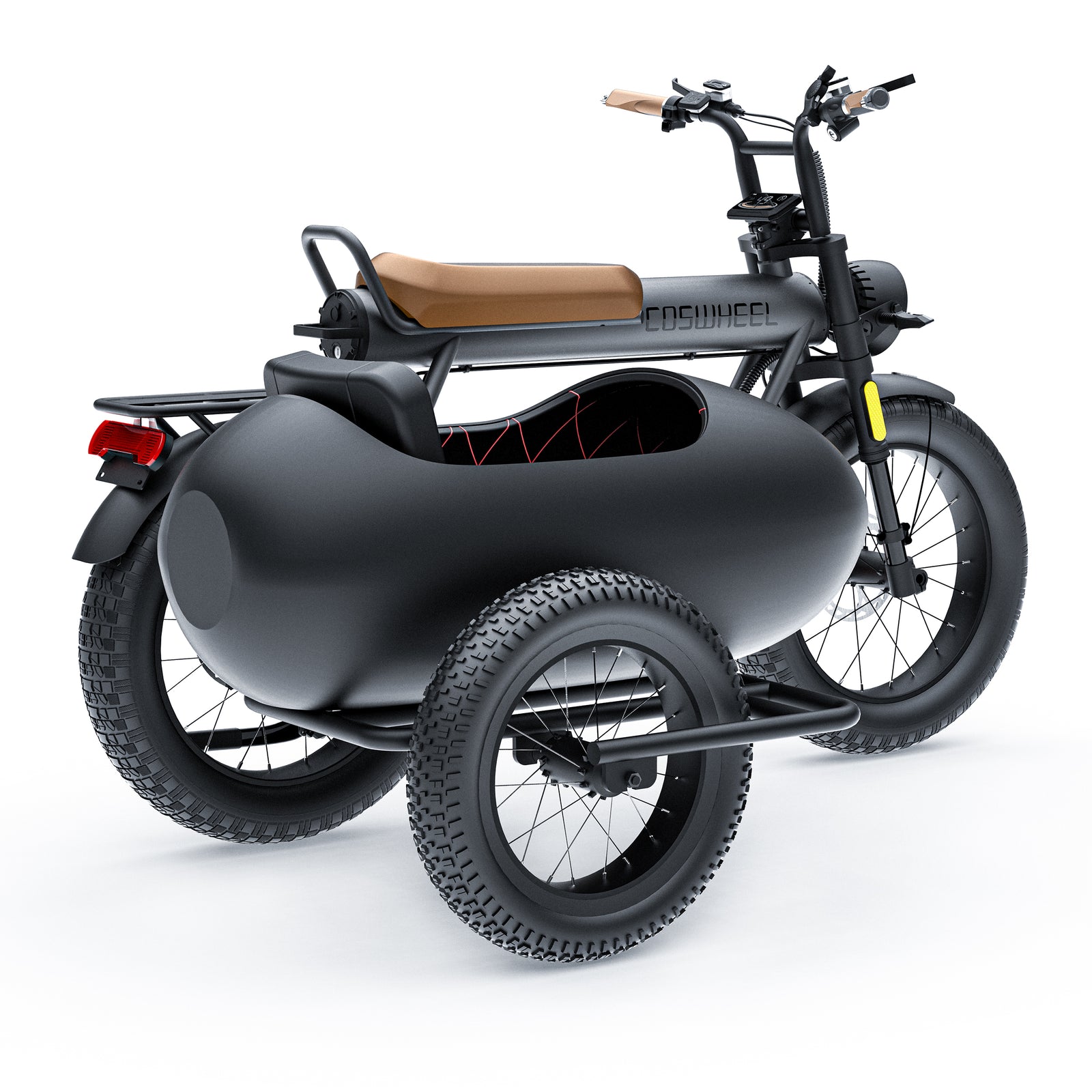 Sidecar For COSWHEEL CT20 Ebike | Ebike With Sidecar | 3 Wheel Ebike