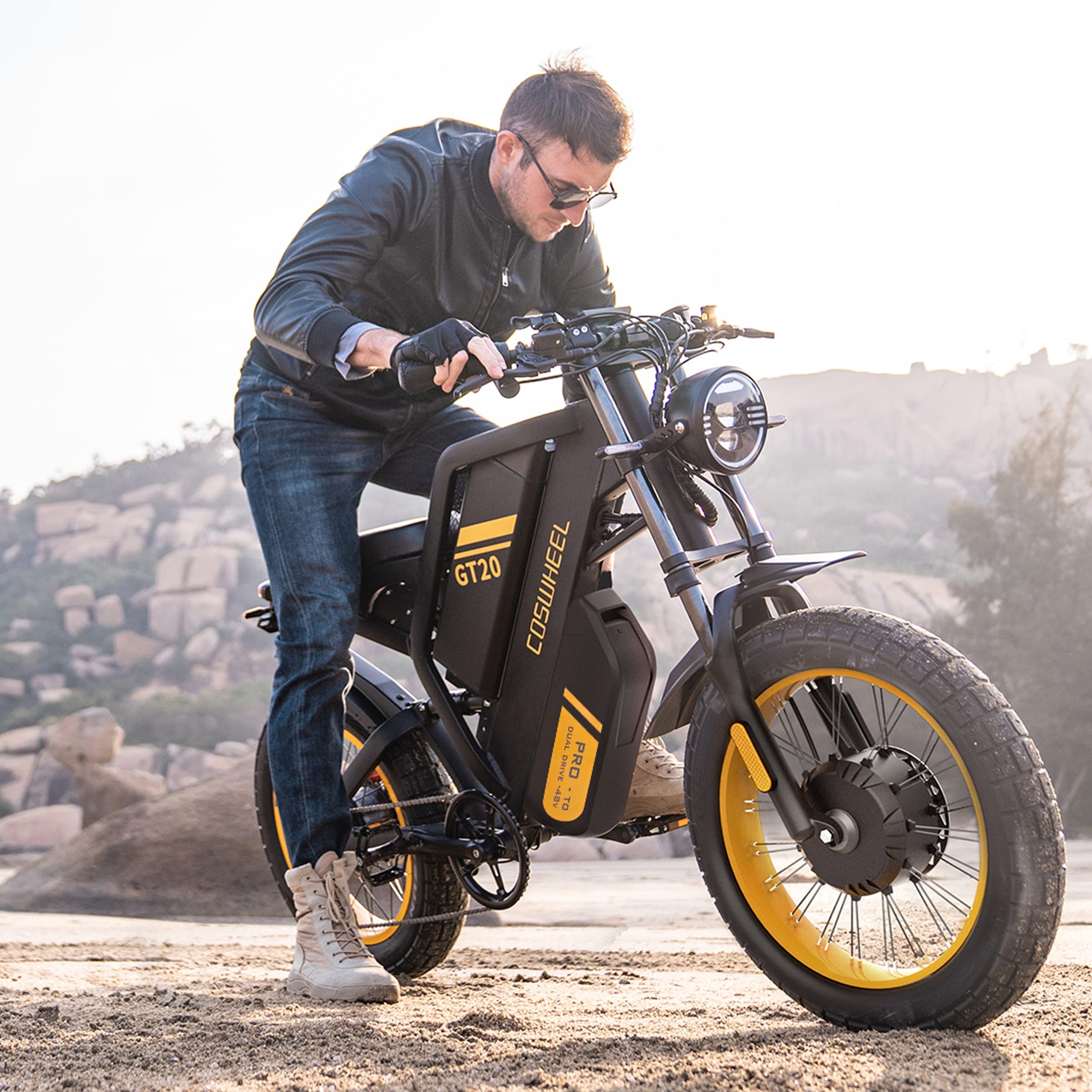 COSWHEEL GT20 PRO EBIKE | 48V 1500W+1500W Dual Motors Ebike Motorcycle