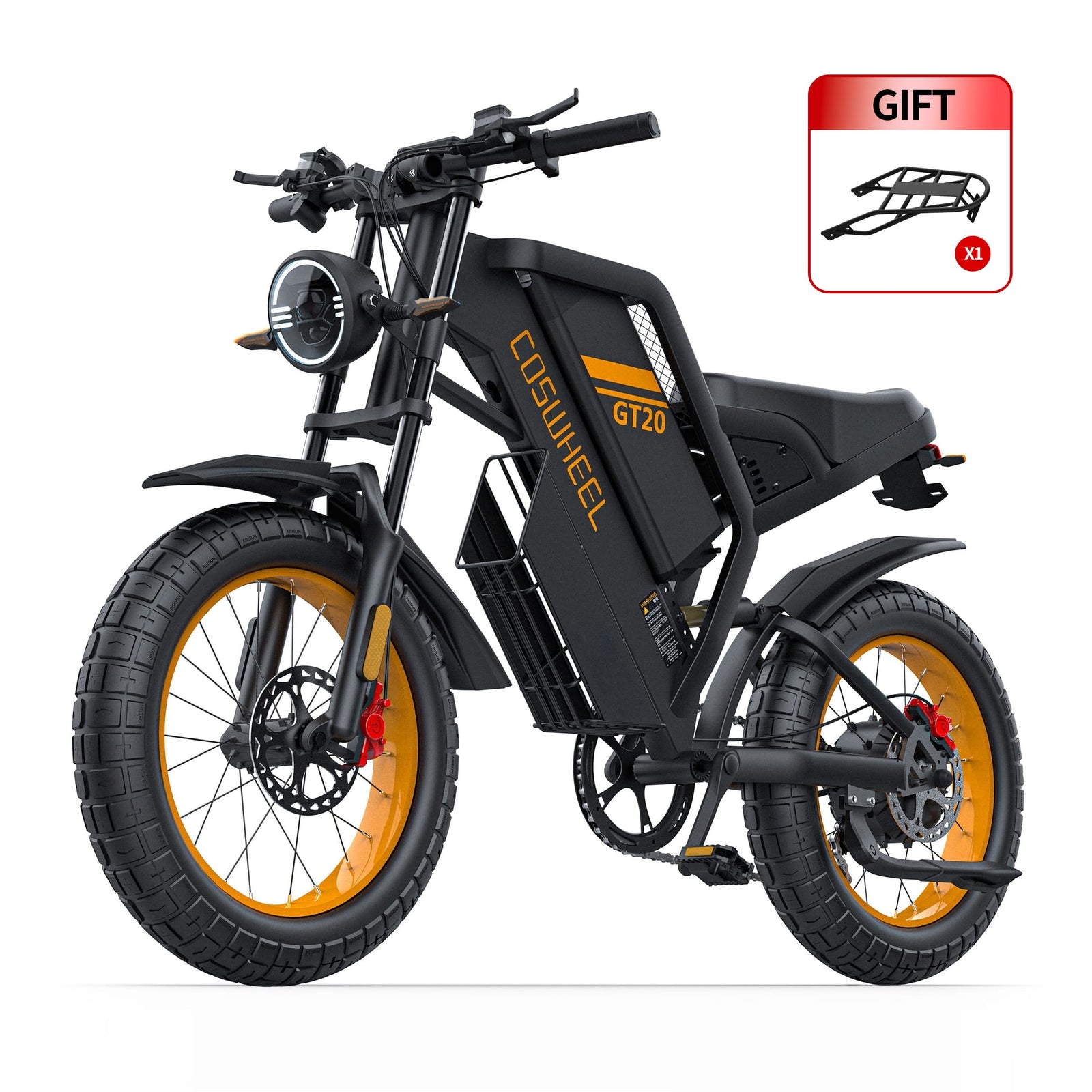 COSWHEEL GT20 EBIKE | Ebike Motorcycle | Fat Tire Ebike
